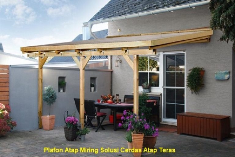 Plafon Atap Miring Solusi Cerdas Atap Teras - Inspirasi Desain ...